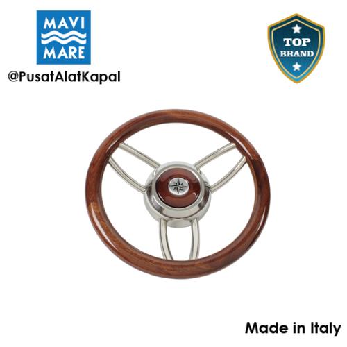 Jual Mavimare - Setir kapal - S.S Steering Wheel With Mahogany Grip V ...