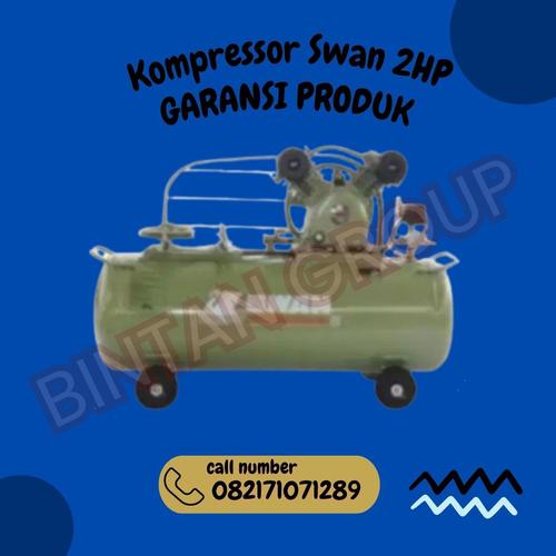 Jual Kompressor Swan 2HP + Elektro Motor + Otomatis / air Compressor 2 ...