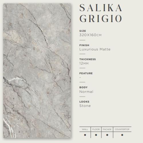 Jual GRANIT BIGSLAB MERK QUADRA TIPE SALIKA GRIGIO UKURAN 320X160CM ...