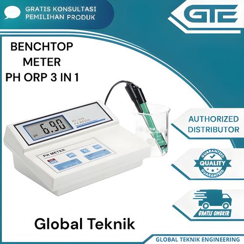 Jual ORP PH Thermometer 3 in 1 Lab Benchtop Meter Desktop Tester ...