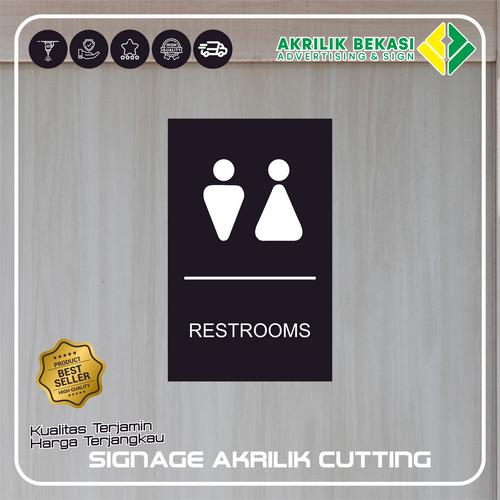 Jual Nama ruangan Akrilik cutting Laser/ Name Room signage custom ...