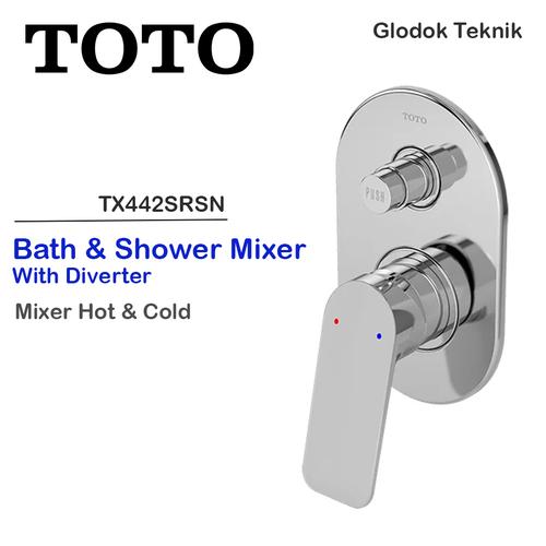 Jual Toto Kran Tanam Shower mixer Panas Dingin with diverter TX442SRSN ...