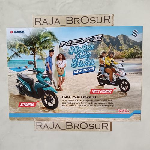 Jual Poster brosur katalog flyer Suzuki Nex II Nex 2 Standard 2019 - Kab. Langkat - RajaBrosur ...