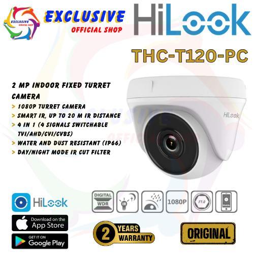 Jual HILOOK THC-T120-PC 2MP Fixed Turret Camera CCTV Indoor 1080p ...
