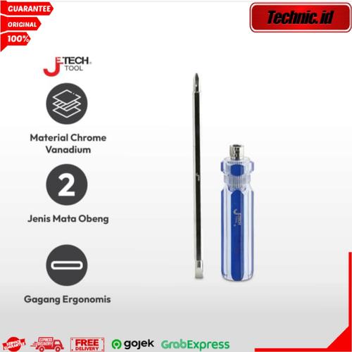 Jual Jetech DLC6-40 Crystal Obeng Dua Arah 6x40 Mm #2 Lc 2Way ...