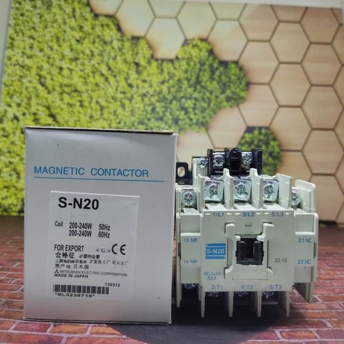 Jual kontaktor mitsubishi s-n20 sn20 sn-20 Contactor MITSUBISHI SN 20 ...