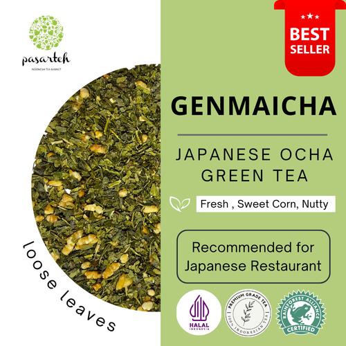 Jual [ pasarteh ] Genmaicha Japanese Green Tea | Teh Ocha Jepang | Teh ...