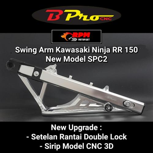 Jual Swing Arm Bpro SPC Ninja RR KRR Stabilizer Original B Pro - Silver ...
