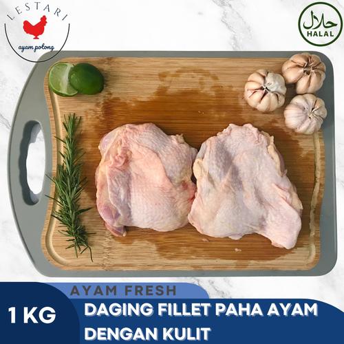 Jual Ayam fillet paha dengan kulit / boneless chicken thigh - Gling ...