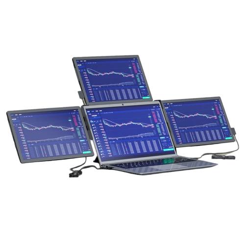 Jual Triple Portable Monitor Triple Laptop Screen Extender Dual 13 ...
