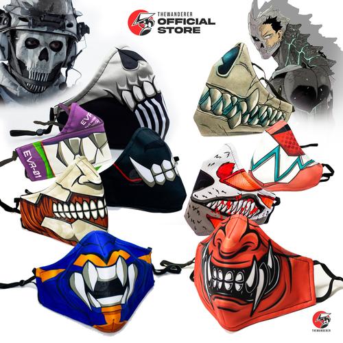 Jual TWDR Masker Tengkorak Monster Titan Oni Rider Ghost Mobile ...