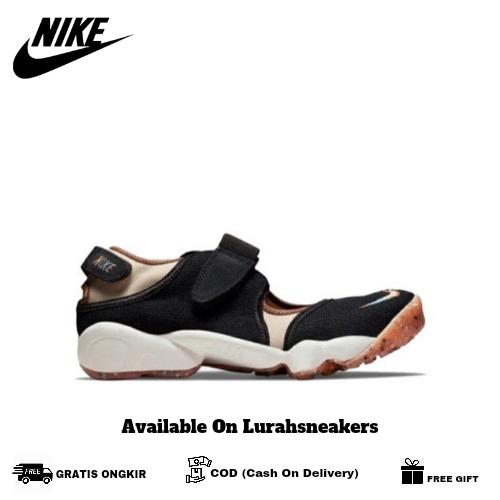 Promo Sepatu Sneakers Wanita Nike Air Rift Black Brown Gum Original ...