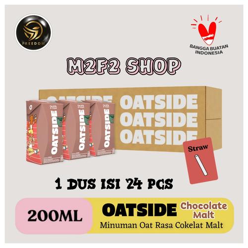 Jual OATSIDE Mini Chocolate Malt Oat Milk Susu Gandum Kotak UHT - 200 ...