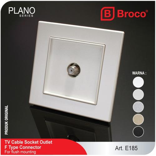Jual TV Cable Socket Outlet F Type Connector - Jakarta Pusat - Alfa ...