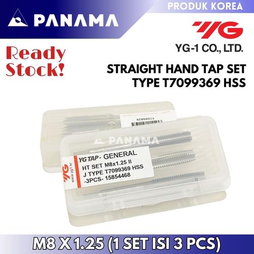 Jual Hand Tap M8*1.25 Merk YG1 KOREA Tap Manual Lurus M8*1.25 Made in ...