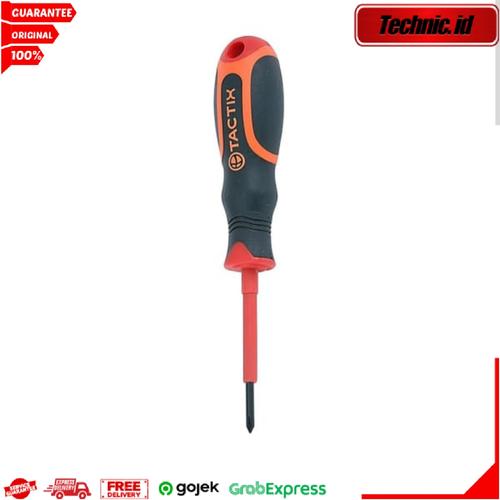 Jual Tactix Obeng Plus Dengan Gagang Insulasi 0x60 Mm Screwdriver ...