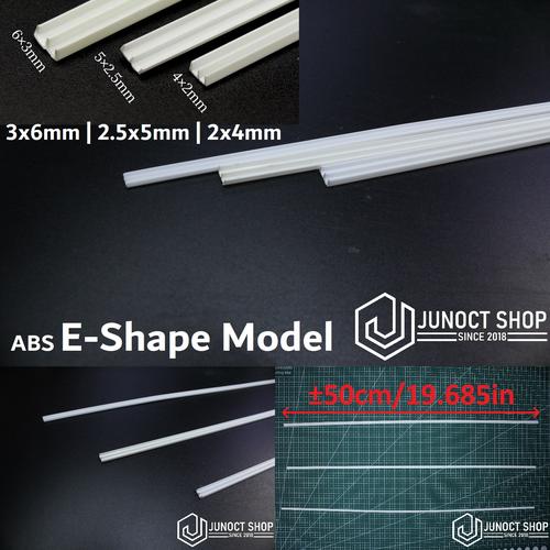 Jual ABS E Shape PVC - E Beam PLA List Batang Kanal Model E - Plastik ...
