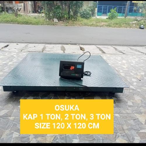 Jual Timbangan Digital Lantai Duduk 1 Ton , 2 ton, 3 Ton Osuka Platform ...