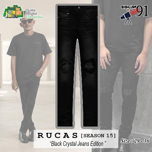 Jual RUCAS SEASON 15 Black Crystal Jeans [Limited Edition] - 33 - Kab ...