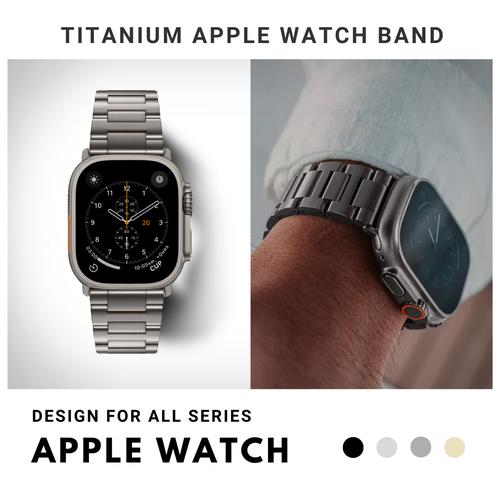 Promo Tali Strap Rantai Stainless Apple Watch 4 5 6 7 8 SE 41 45 49MM ...