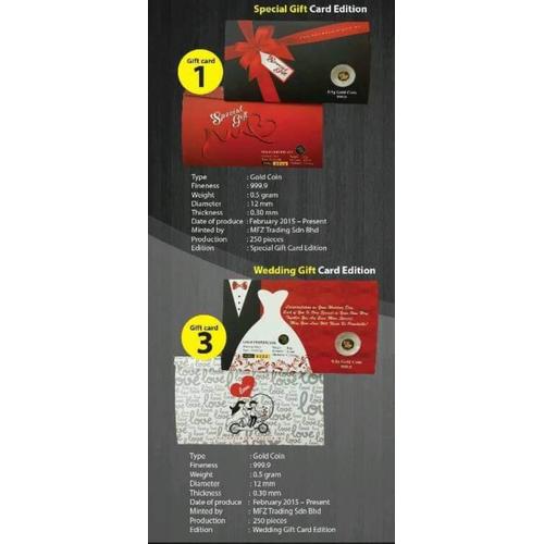 Jual Koin Emas Harimau Mint - Special Gift Card Collection 999.9 ...
