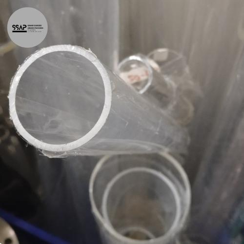 Jual Pipa Akrilik OD 25mm × ID 21mm bening transparan / Acrylic Tube clear Panjang 50cm ...
