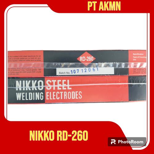 Jual KAWAT LAS NIKKO RD-260 RD260 1.6MM 2.0MM 26MM 3.2MM 4.0MM AWS ...