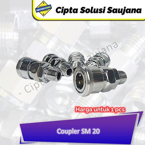 Jual SM 20 QUICK COUPLER SOCK FEMALE CONNECTOR KOPLER KONEKTOR ...