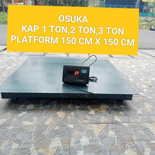 Jual Timbangan Floor Scale Digital Lantai Osuka 150 cm x 150 cm ...