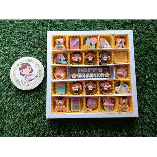 Jual GR03.S25B.Coklat ucapan HAPPY GRADUATION hadiah graduation day ...