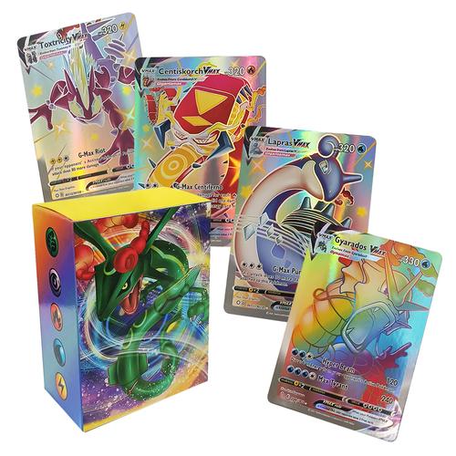 Promo 100 pcs Pokemon Trading Card Kartu Pokemon Card Booster Pack box ...