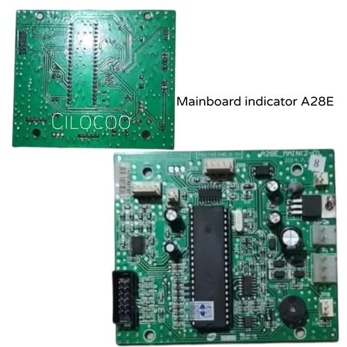 Jual Mainboard indicator timbangan A28E / modul timbangan A28E ...