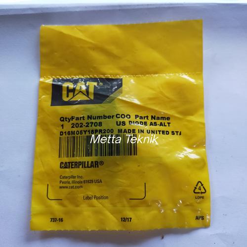 Jual 202-2708 / 2022708 Diode As Alternator Caterpillar Genuine / Asli ...