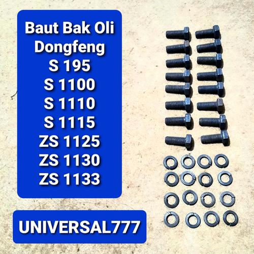 Jual S195 Baut Carter Bak Oli Dongfeng S 195 Baja 8.8 Oil Sump Bolt ...
