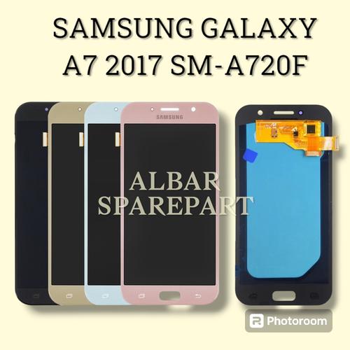 Jual LCD TOUCHSCREEN SAMSUNG GALAXY A7 2017 SM-A720F/DS A720 LAYAR ORIGINAL - Putih - Jakarta ...