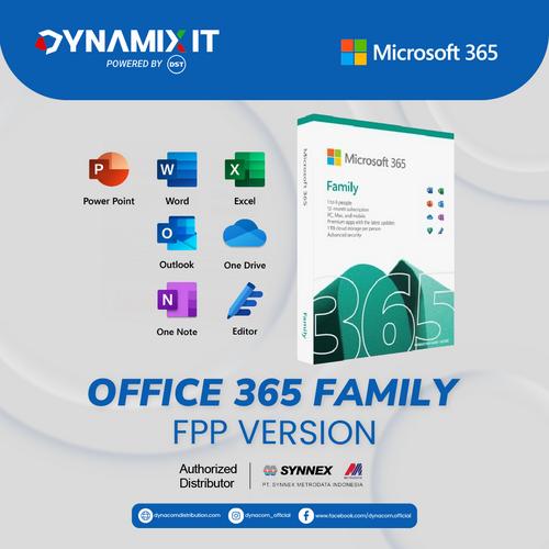 Jual Microsoft Office 365 Family (Up to 6 People) 12 Month Subscription ...