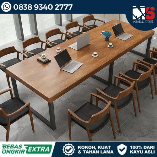 Jual meja meeting kantor - meja rapat - meja meeting kayu 300 × 120 × ...