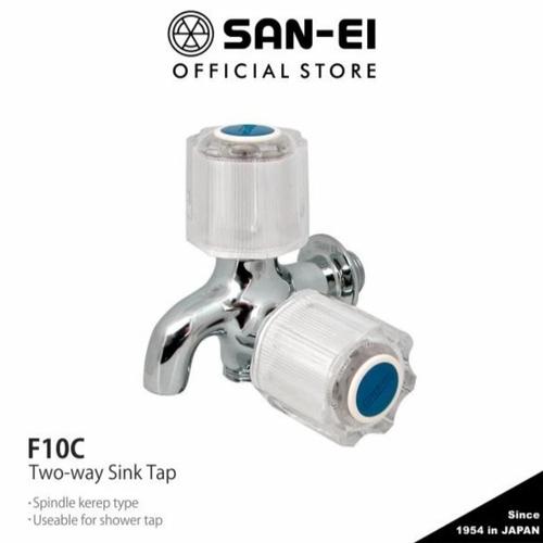 Jual Kran Cabang San-Ei F 10 C Keran Air Tembok Double Shower Sanei F10C - Jakarta Barat - Eka ...