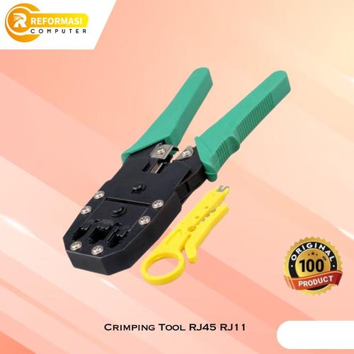 Jual Crimping Tool RJ45 RJ11 Tang Krimping Tools RJ 45 - KEMASAN ...