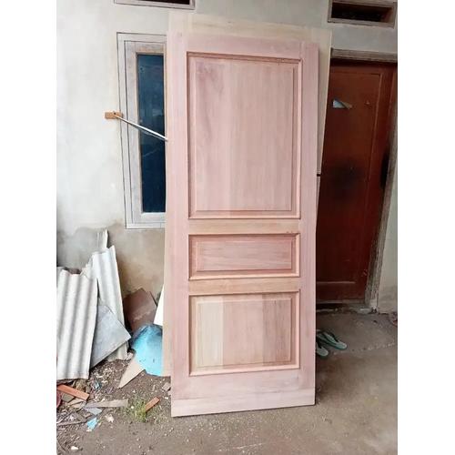 Jual Daun Pintu Panel Kayu Kamper/Daun Pintu Modern Minimalis/Daun ...