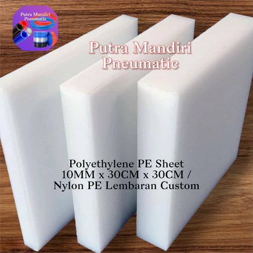 Jual Polyethylene PE Sheet 10mm x 30cm x 30cm / Nylon PE Lembaran Custom - Jakarta Barat - Putra ...