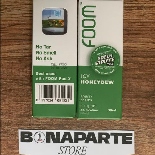 Jual Foom Icy Honeydew Salt Nic 30ml 30mg Cukai 2024 - Kab. Bandung ...