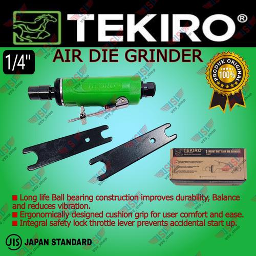 Jual TEKIRO Air Die Grinder 1/4" Alat Gurinda Angin 6mm Tuner Mesin ...