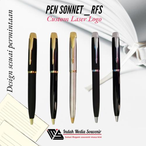 Jual PEN PROMOSI/PEN SONNET BESI BISA CUSTOM LASER LOGO - POLOS ...
