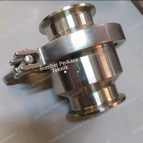 Jual Check Valve Sanitary Ferrule SS316 Foodgrade L 2" inch / DN 50 ...