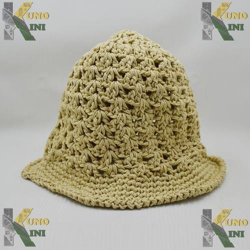 Jual HANDMADE TOPI RAJUTAN WARNA KREM - BUCKET HAT CROCHET - Jakarta ...