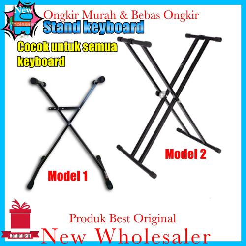 Jual stand Keyboard full besi Cocok untuk semua keybord yamaha dll ...