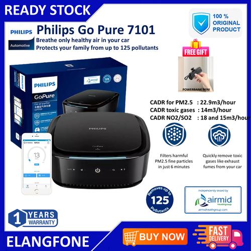 Promo Philips Go Pure GP7101 Car Air Purifier Pembersih Udara Mobil via ...