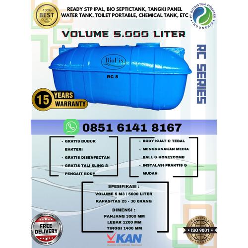 Jual Septic Tank BIotech Sistem 5000 liter - RC 5, Septic Tank Bio ...