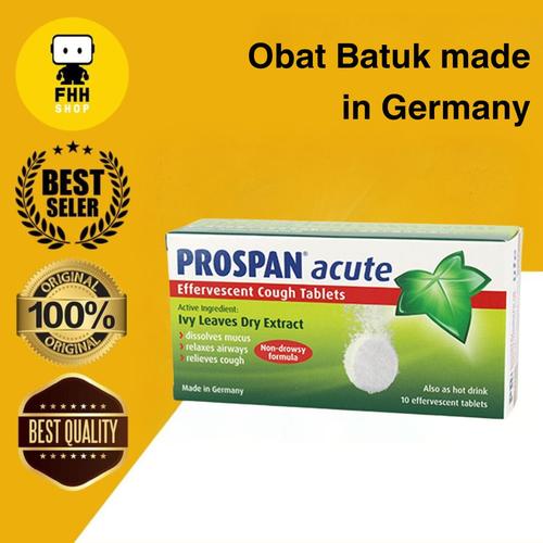 Jual Prospan Acute 10 Tablets Meredakan Batuk Asli Germany - Jakarta ...
